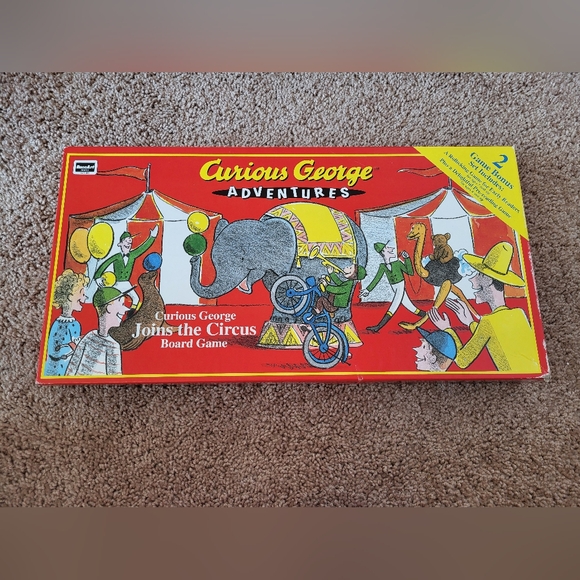 Roseart | Toys | Curious George Joins The Circus Board Game | Poshmark